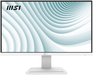 Монитор MSI Монитор MSI PRO MP243XW 24.5" 16:9 FHD(1920x1080) IPS Flat,1ms(MPRT),1000:1,100M:1,300nit,178/178, HDMI 1.4, DP 1.2, Speaker, Tilt, VESA,100Hz, White(white cable),1y war-ty