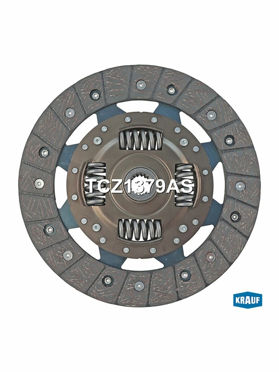 Диск сцепления ведомый KRAUF TCZ1379AS для а/м FORD Focus / Форд Фокус