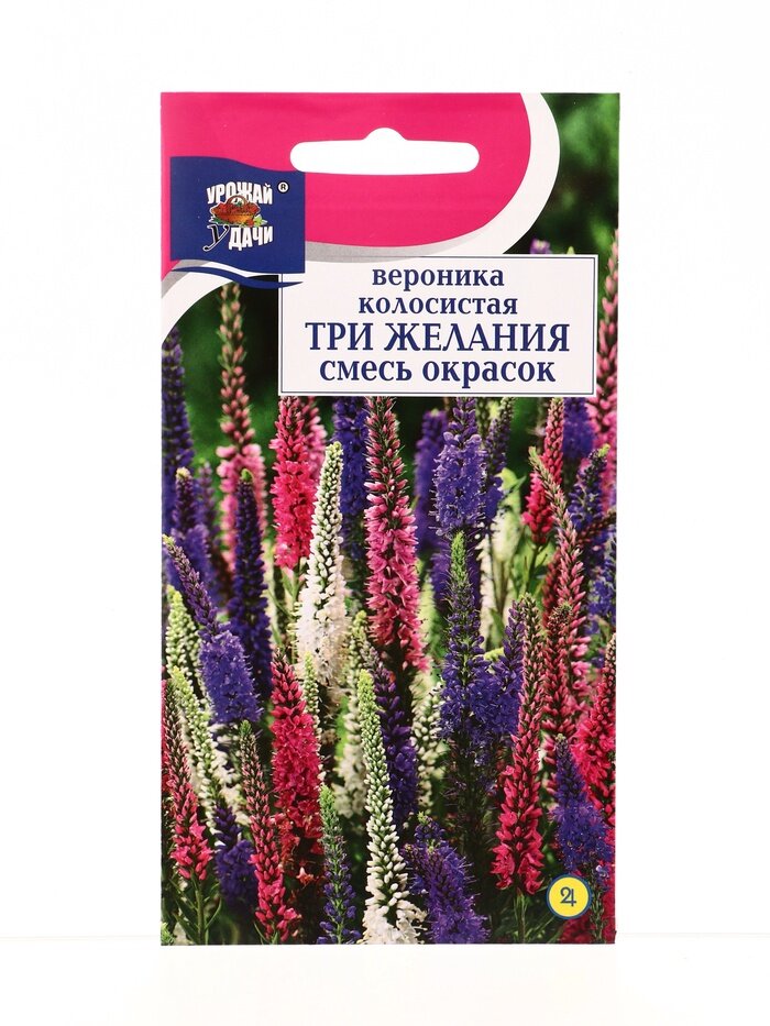 Семена цветов Вероника колосистая «Три Желания» смесь, 0.03 г