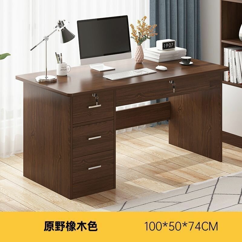 Горячая распродажа【1006 человек добавили в избранное】Офисный стол для сотрудников, набор стола и стула, простой современный стол для начальника, рабочее место для одного человека