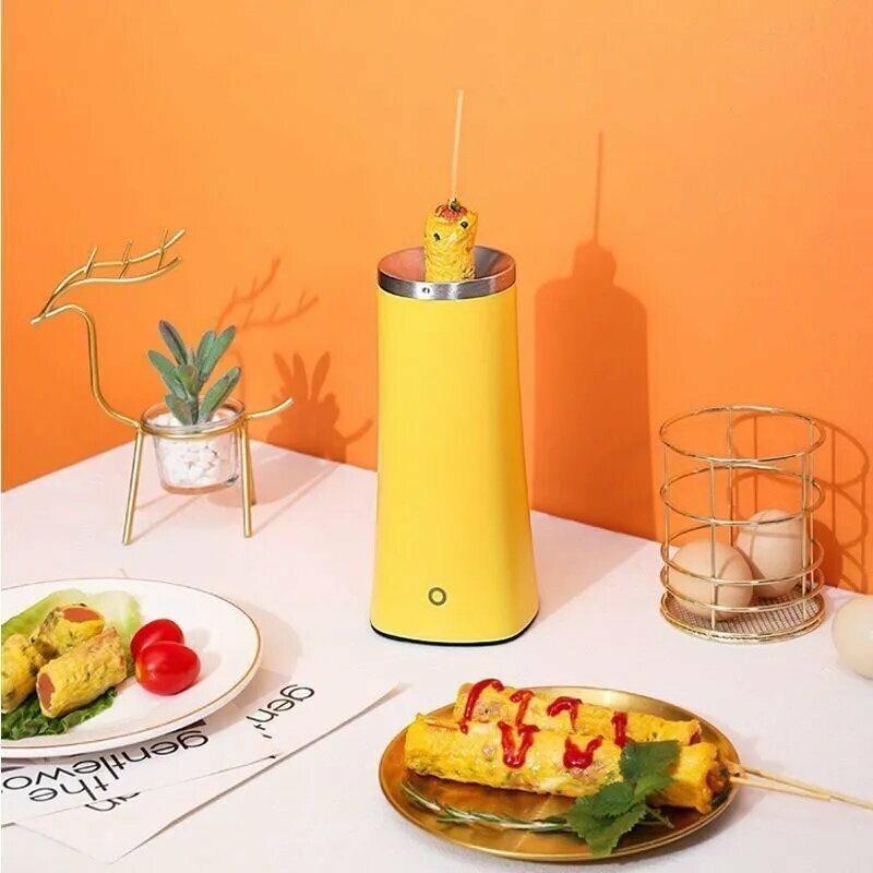 Вертикальный омлетный аппарат; шесть минут для быстрого приготовления; компактный и удобный