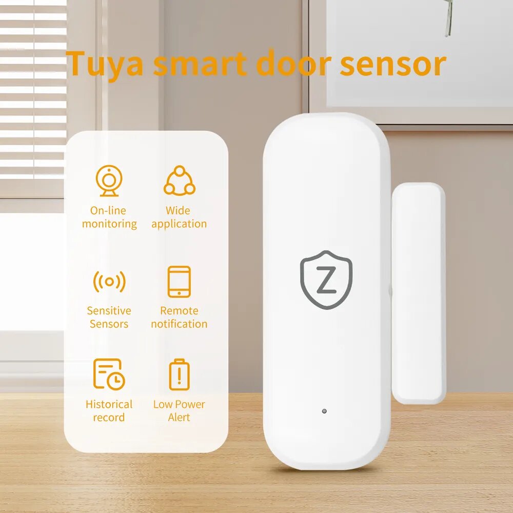 Tuya WiFi Zigbee двери магнитный датчик умный дом сигнализации безопасности защиты