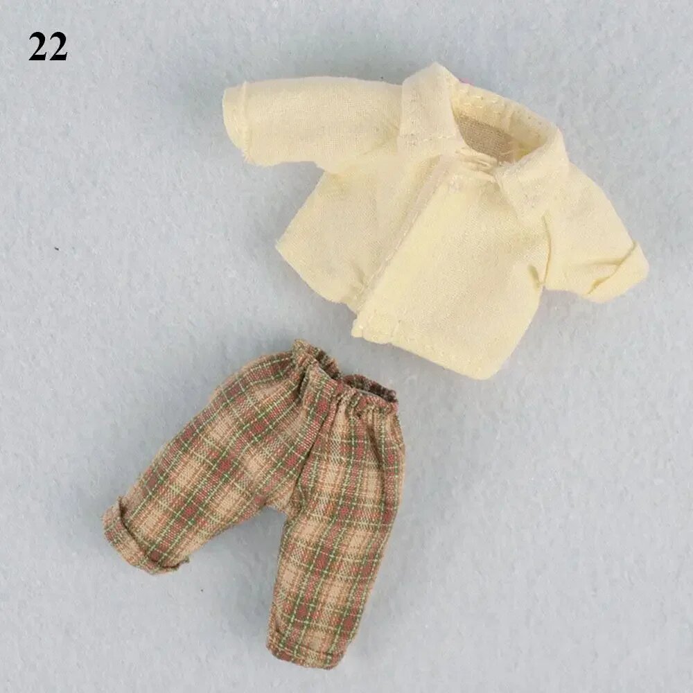 16 см одежда для шарнирной куклы, костюм, высококачественное платье, можно одевать, модная одежда для куклы, костюм с юбкой, лучший подарок для детей, игрушки для девочек своими руками