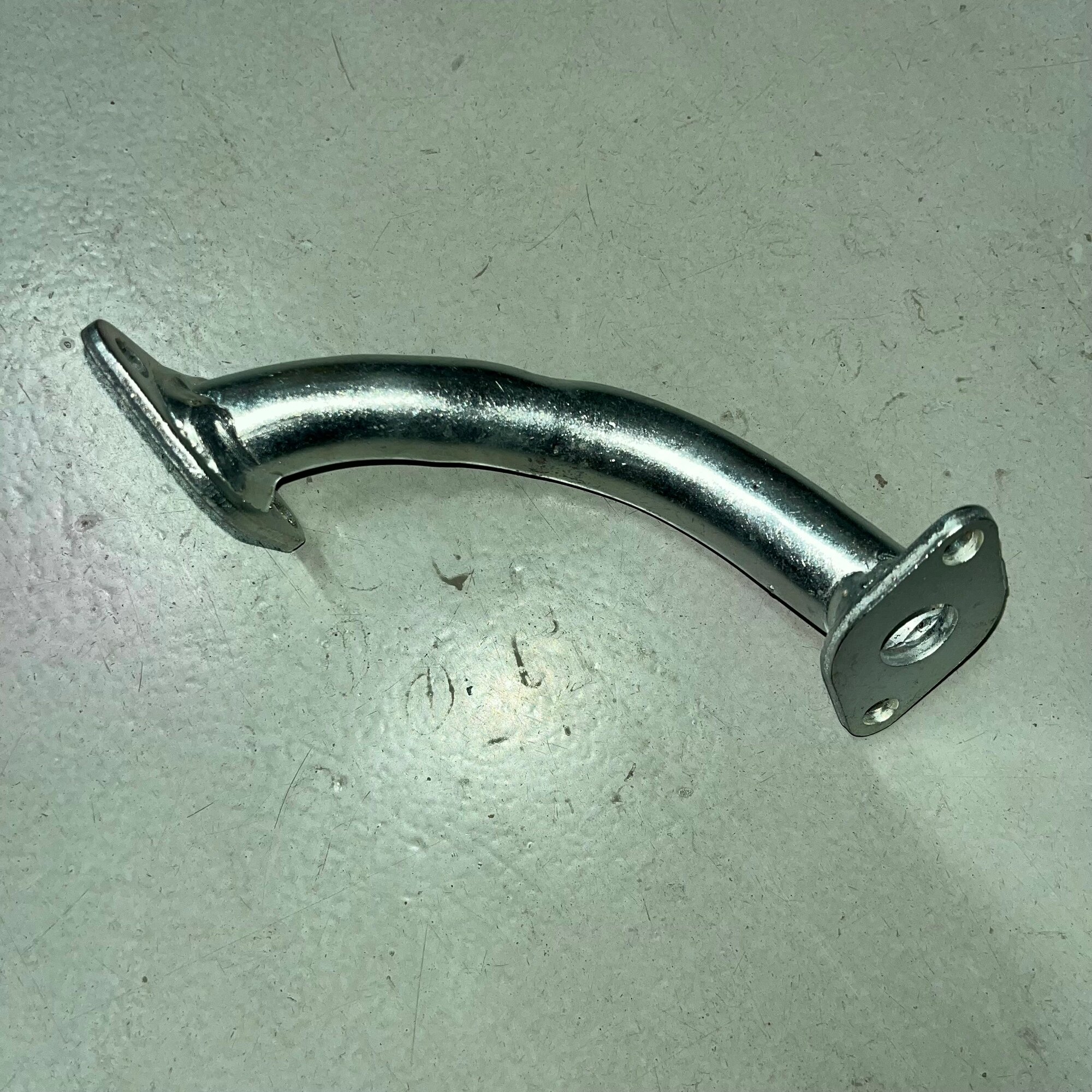 Патрубок карбюратора Delta, Zodiak, ОВ-70 d19 мм (длинный, стальной)