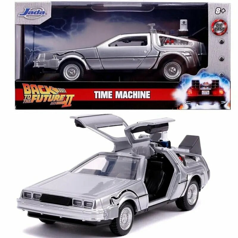 Машинка Jada Toys Back to the Future II DeLorean Time Machine 1:32 Scale Die cast Vehicle