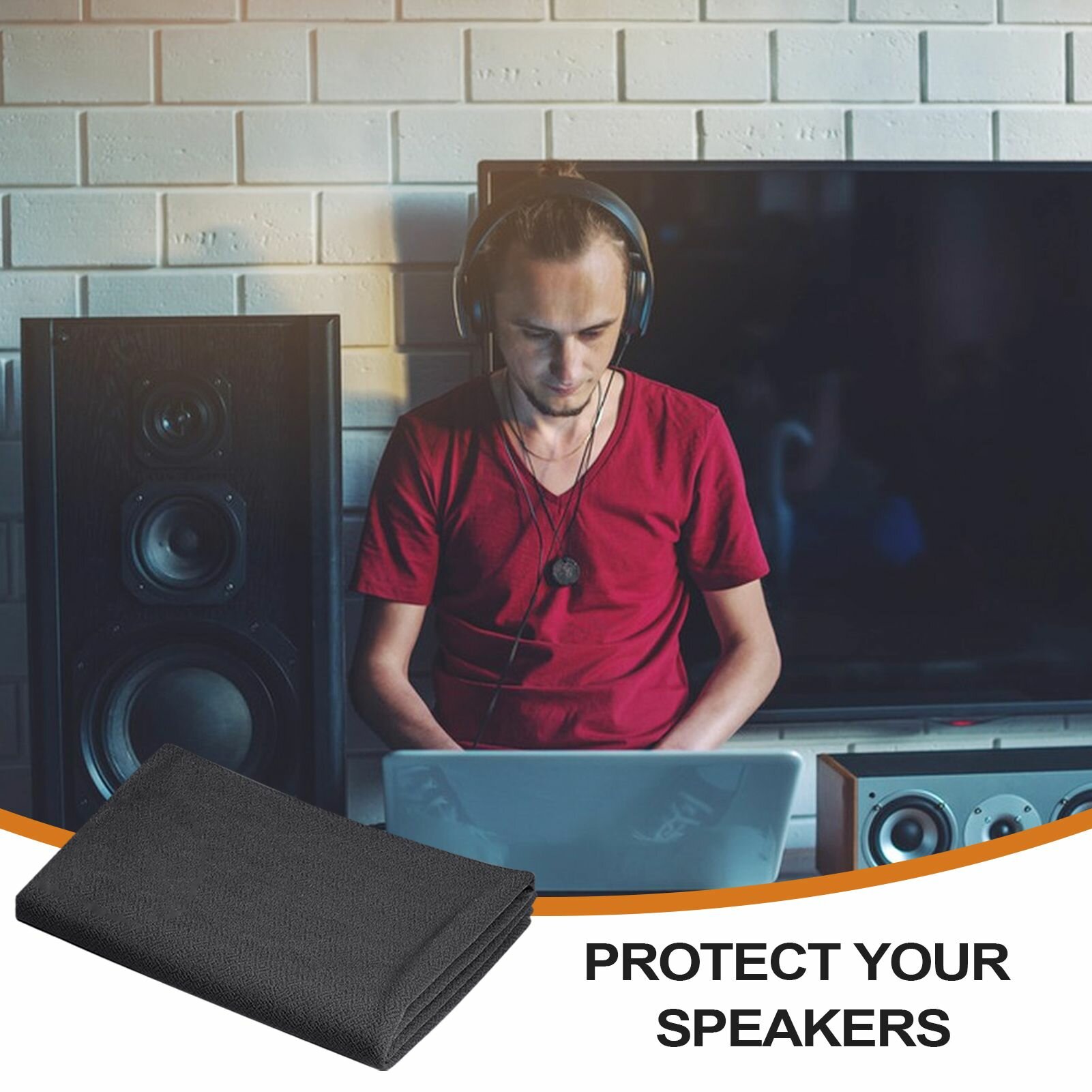 Сетчатая ткань динамика, дышащая акустическая звуковая коробка, пылезащитная стерео