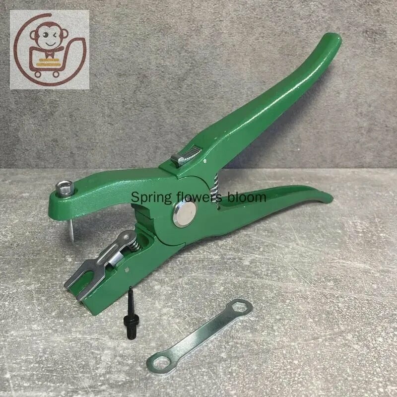 Биркач для животных, овец, КРС (универсальный биркователь ушных бирок, дополнительная металлическая игла в комплекте)