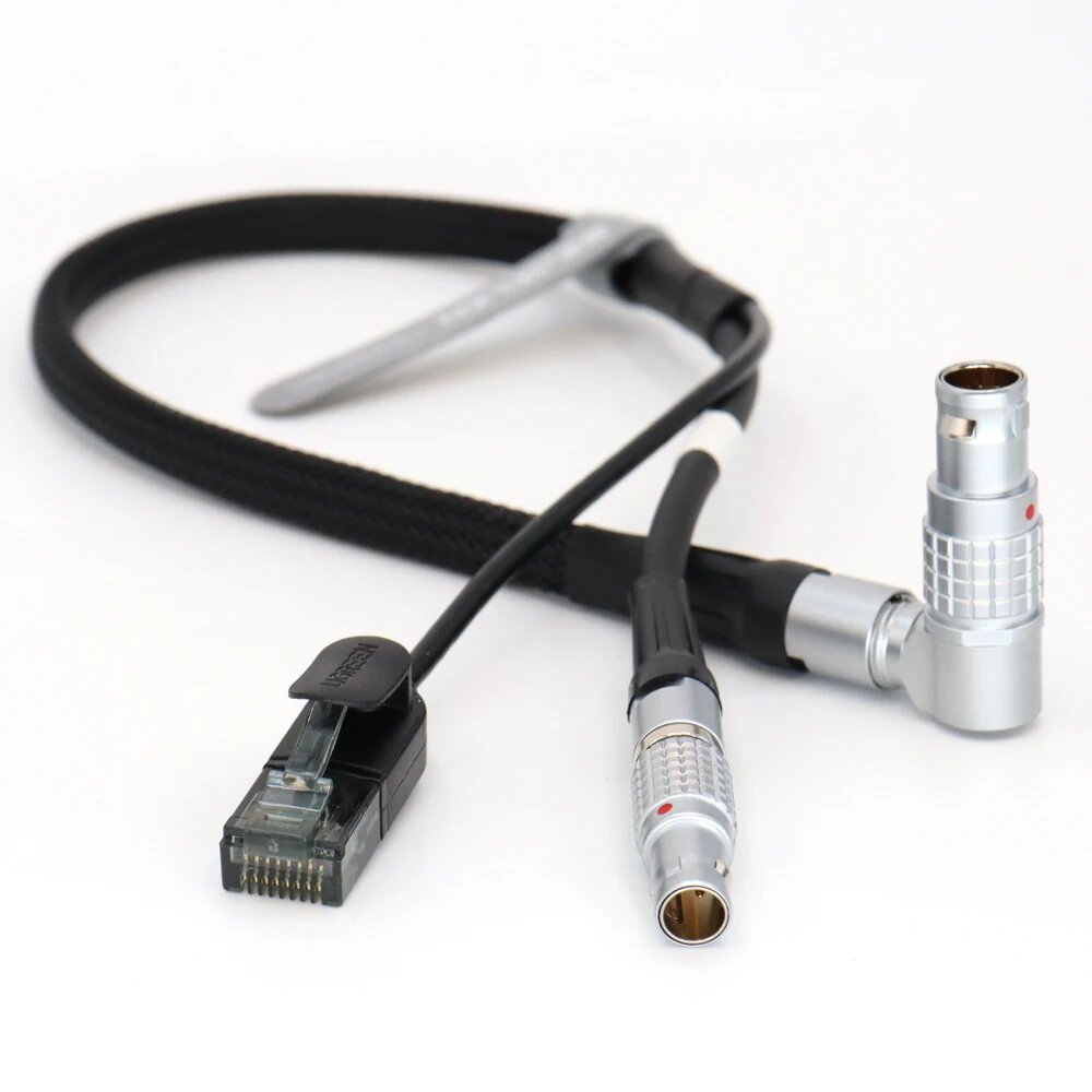 Кабель управления камерой RJ45 Ethernet, 40CM, Right Angle