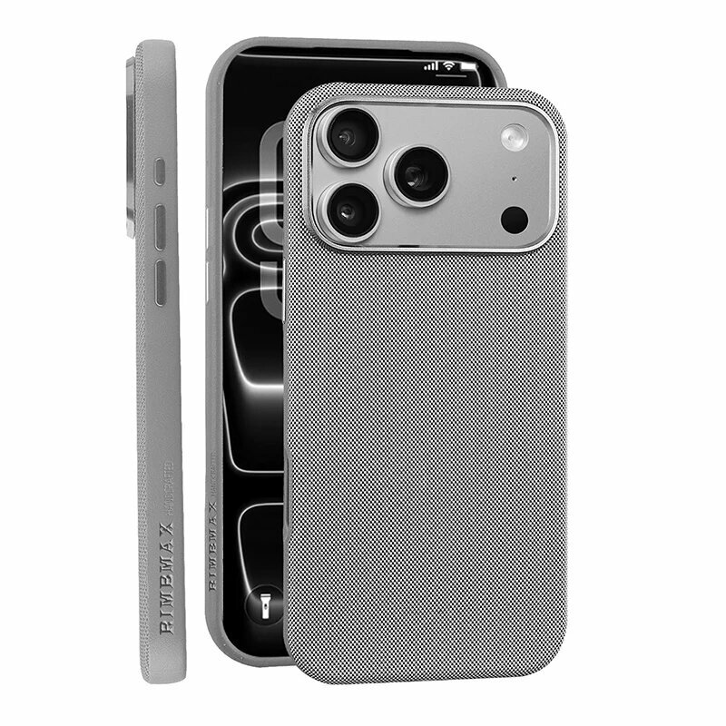 Серый чехол Tech Woven для iPhone 15 Pro MagSafe