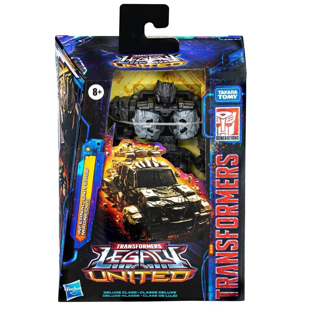 Трансформеры игрушки Hasbro Transformers Legacy United Deluxe Class Infernac Universe Magneous (14cm) F8526