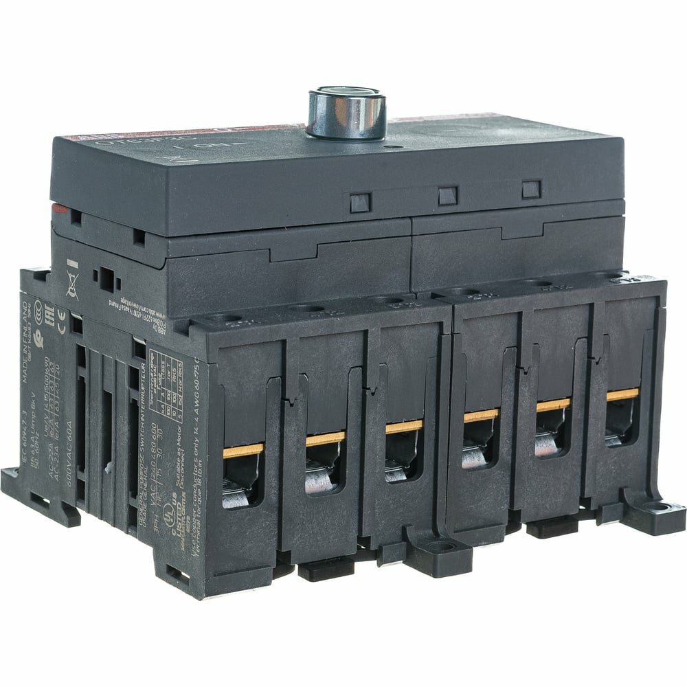Рубильник ABB OT63F3C, реверсивный, 3п, без рукоятки 1SCA105338R1001