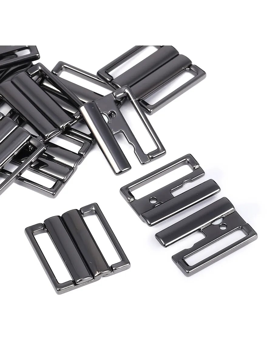 Застежка для купальников металл 10шт