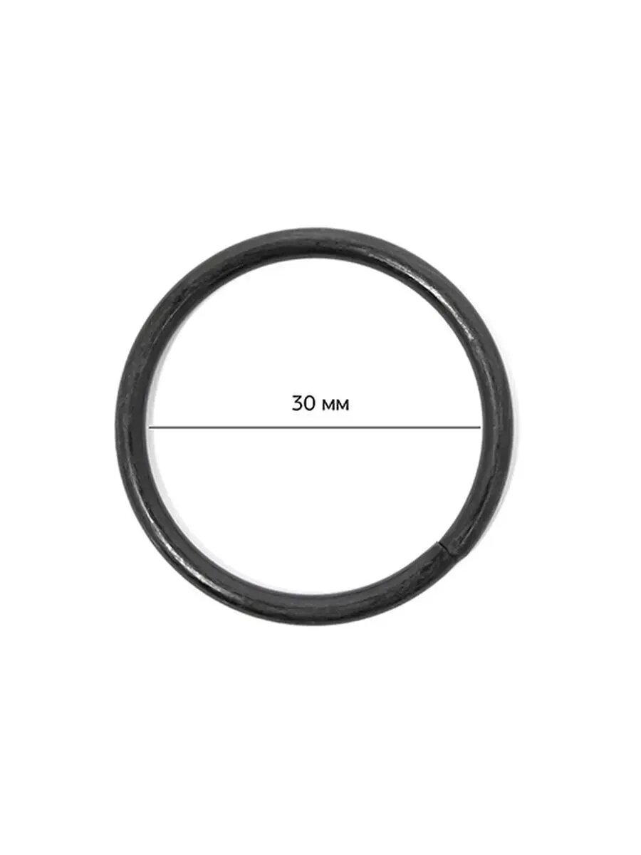 Кольцо металлическое для сумок 30х 3мм уп. 100шт