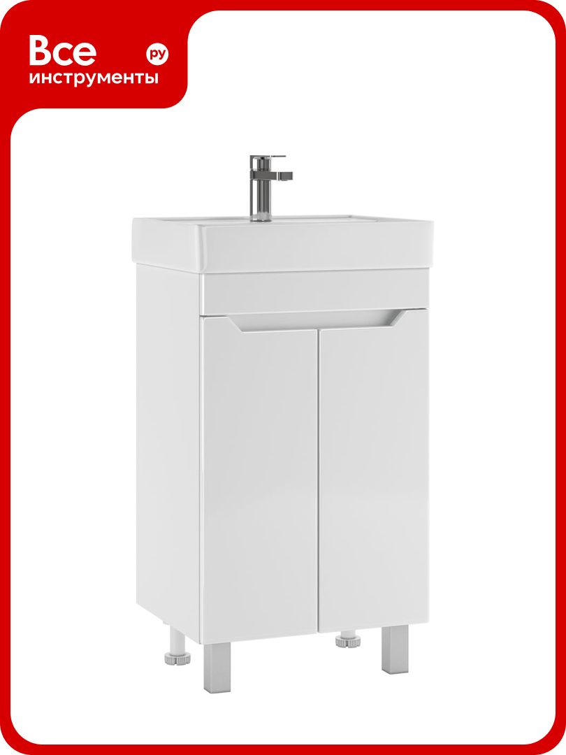 Тумба Айсберг Мечта под умывальник Енисей 50 без ящика DM2301T