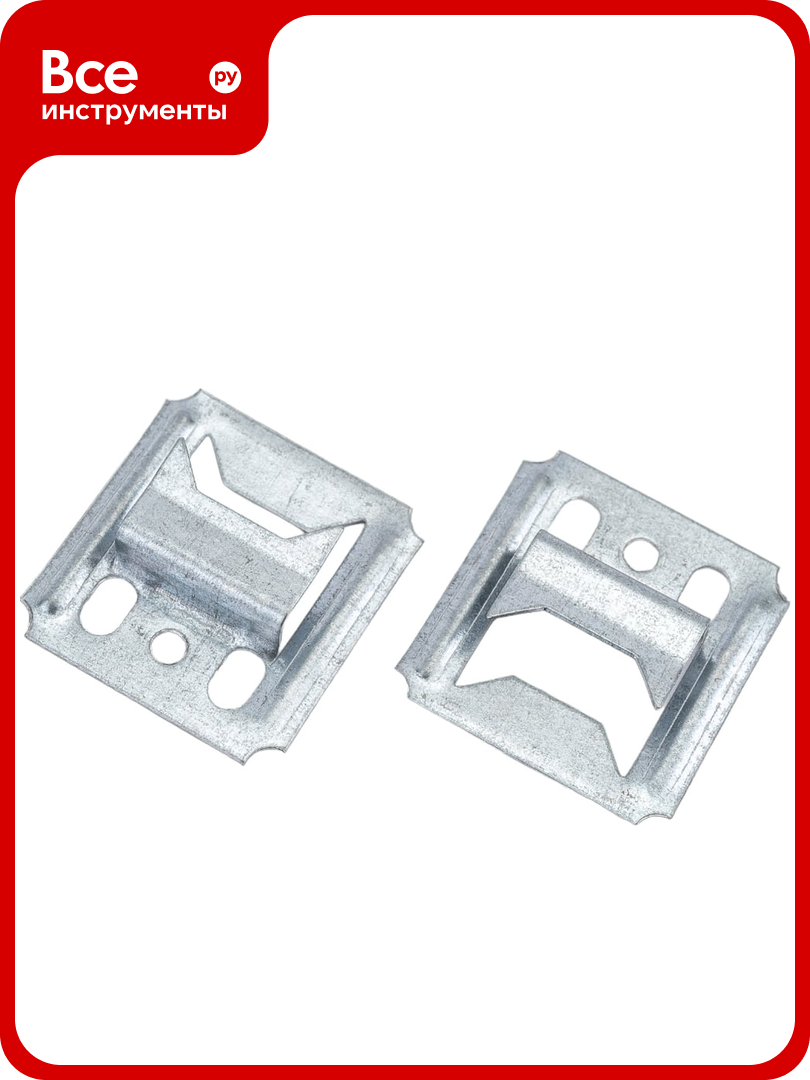 Крепеж для вагонки европартнер 4 мм, под гвоздь, скобу, для стен 100 шт. S8 3133 3