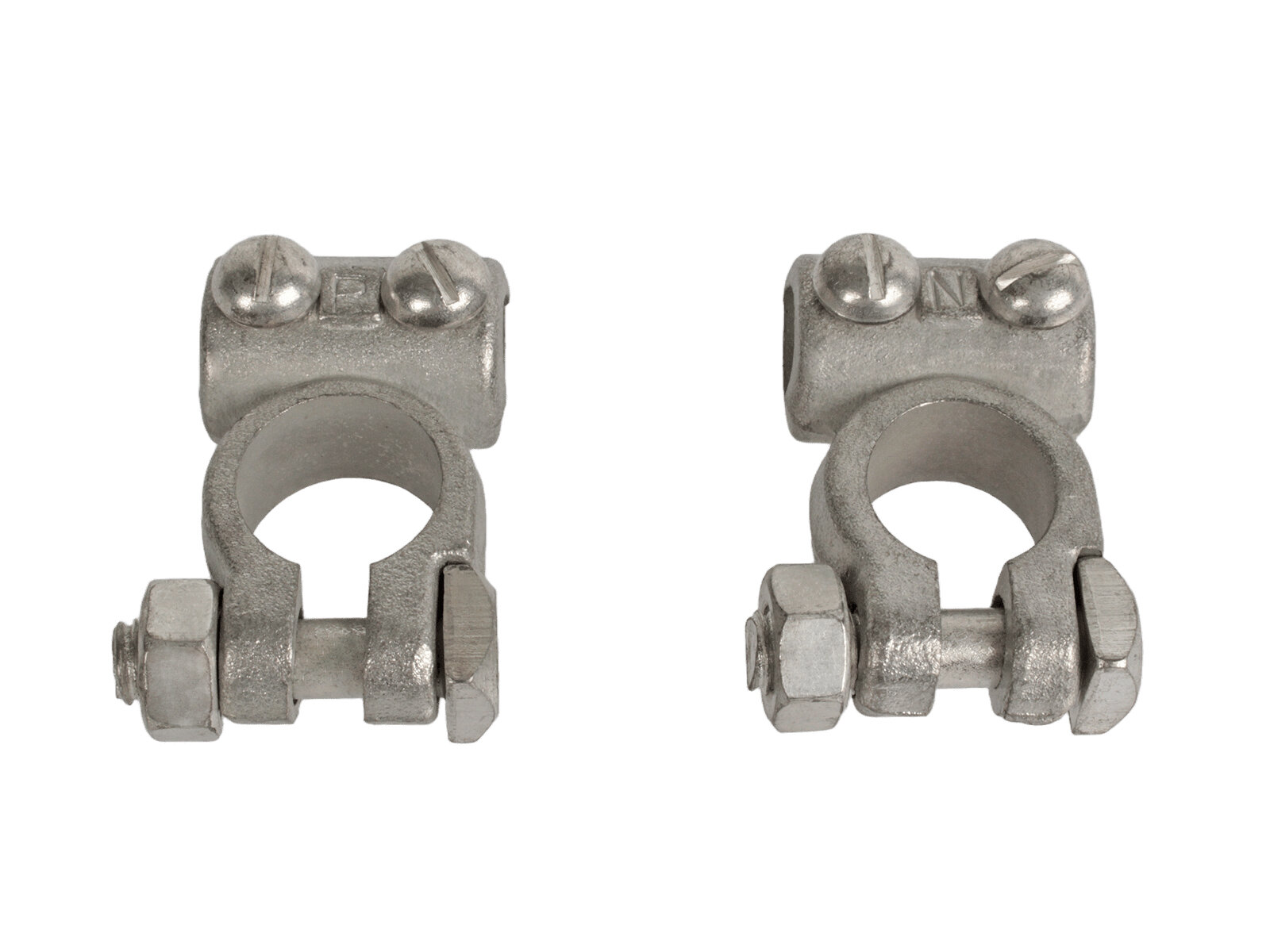 Клемма АКБ +/- латунь евро боковое крепление комплект