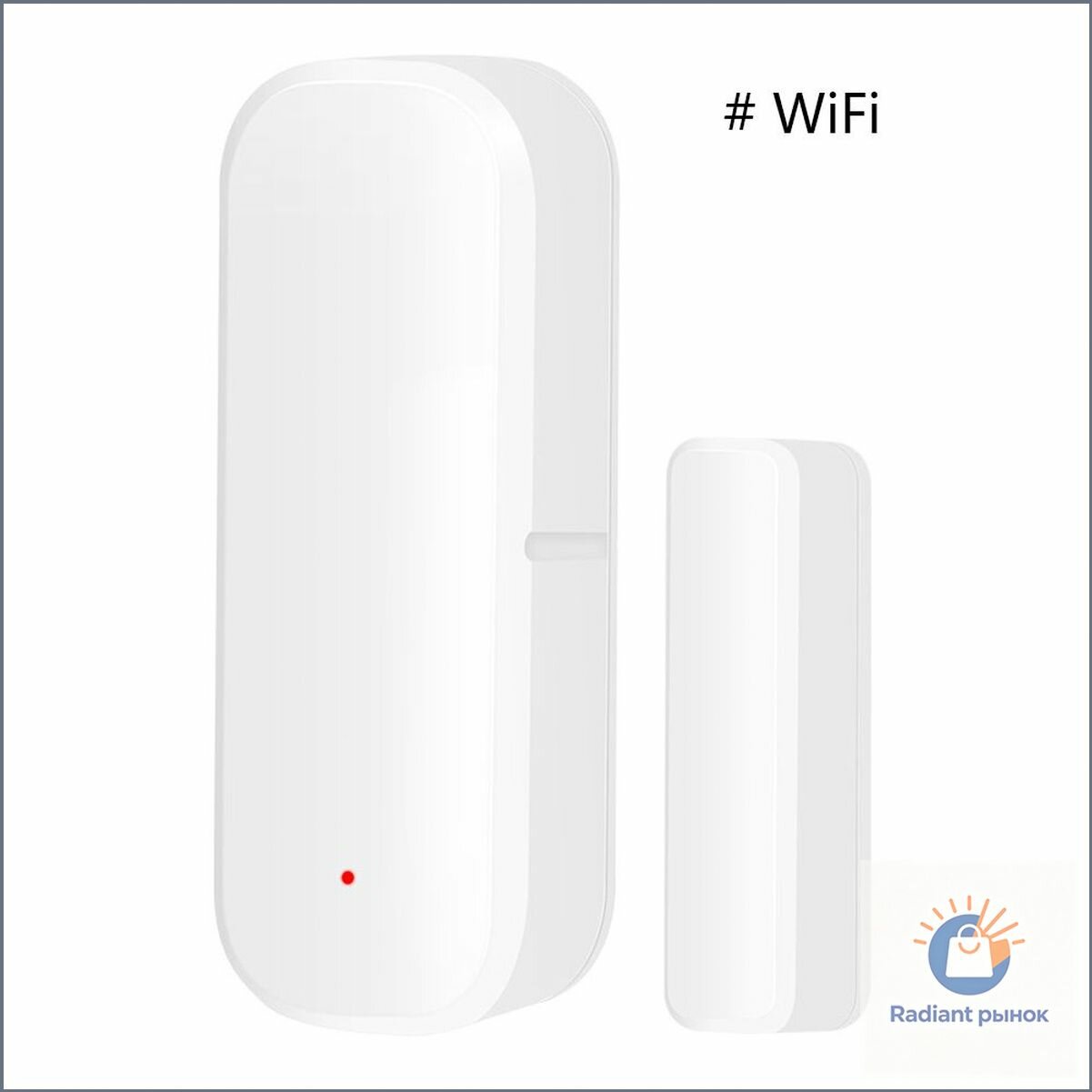 Датчик открытия двери и окна WiFi Tuya с магнитным контактом