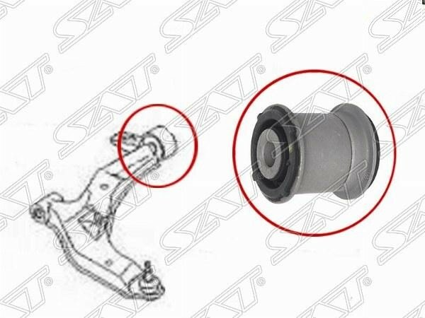 Сайлентблок рычага SAT ST-54570-AV600 Nissan Primera 01-08