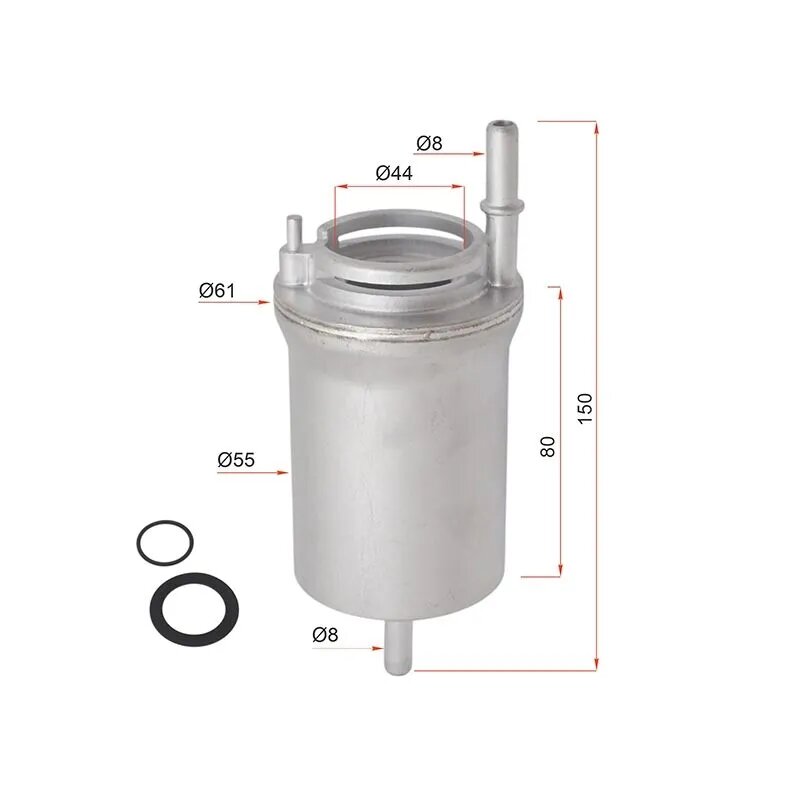 Фильтр топливный SAT ST-54-0027 Audi A3 03-13, Skoda Octavia 04-13