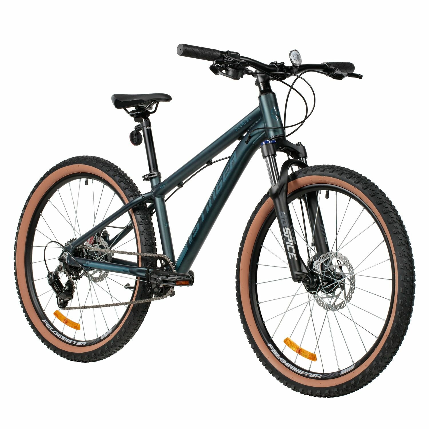 Велосипед STINGER Element, горный, рама алюминий 6061-Т6, 24", 2026 г