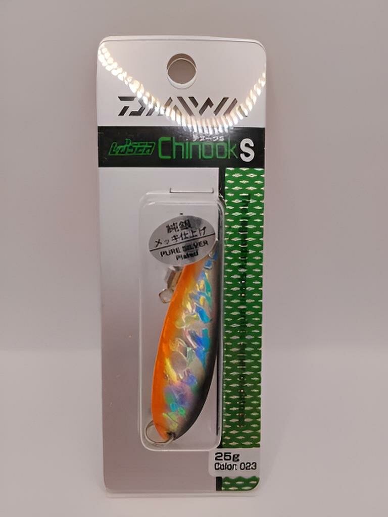Колеблющаяся блесна Daiwa Chinook 25 г, 62 мм для ловли окуня, щуки и жереха