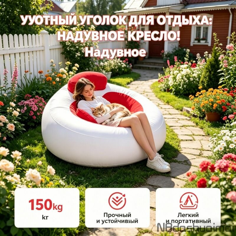 Кресло-мешок Животное, Капвелюр, Размер S, розовый