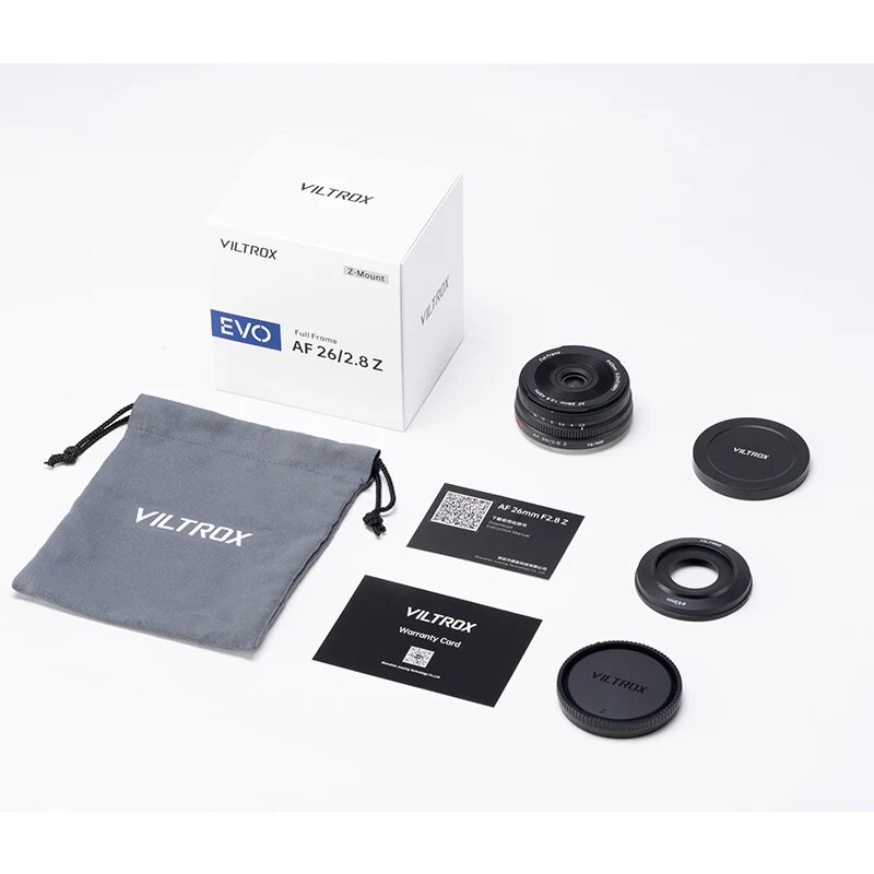 Объектив VILTROX AF 26mm F2.8 EVO для Sony FE и Nikon Z Никон З