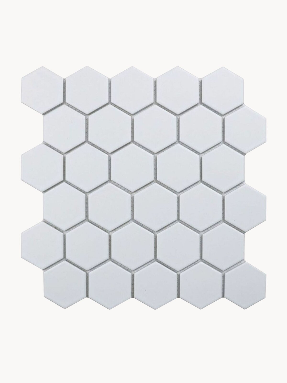 Керамическая мозаика StarMosaic Hexagon small белая 27,8х26,5 см, 1шт