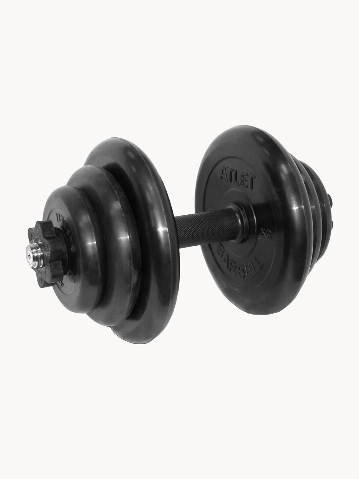 Гантель разборная MB Barbell резина черный