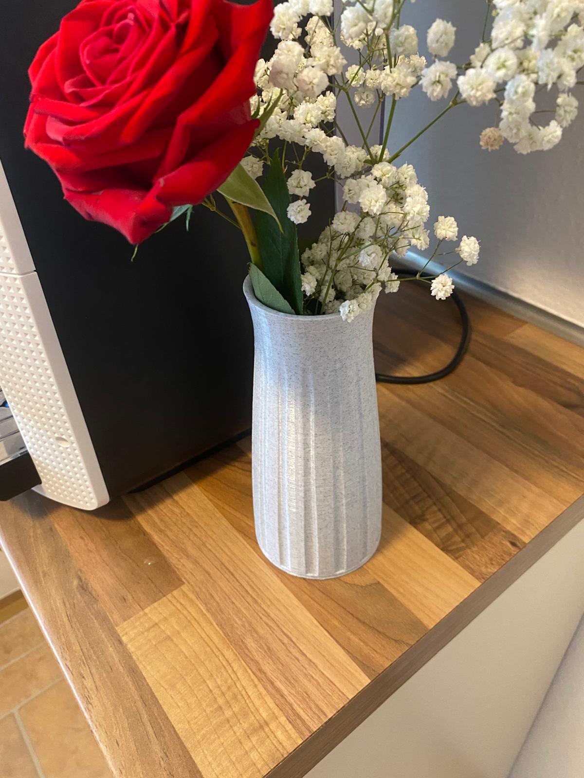 Ваза декоративная дизайнерская, 3D-печать, 3DOPRU арт. VASE-PR-1010593