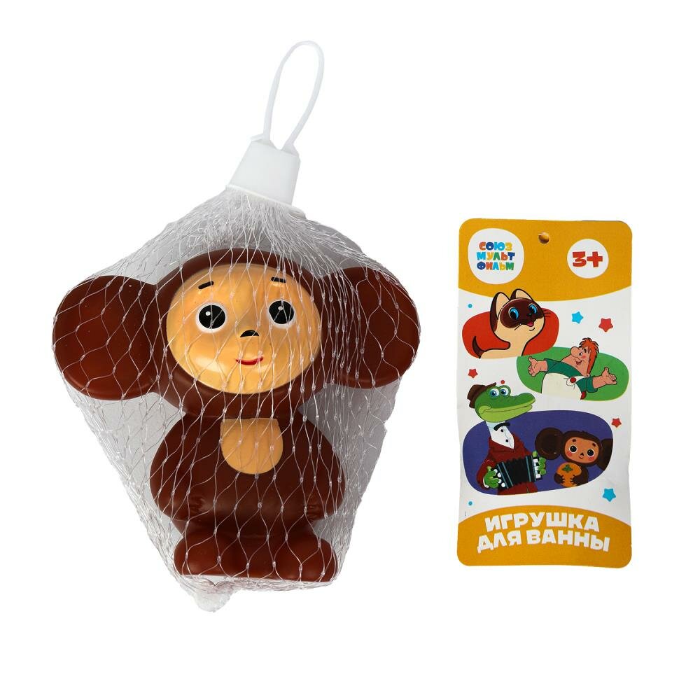 Игрушка пластизоль для ванны "Чебурашка" Союзмультфильм, 1 шт. Играем Вместе YF-5R-LK-3-WOD (288)