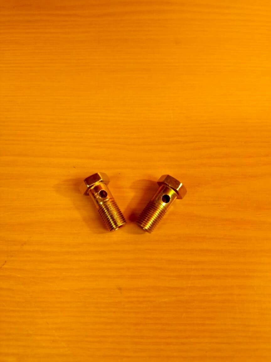 310122-П Болт-штуцер топливной трубки с 1 отв. М10х1 L-22 мм (2 шт)