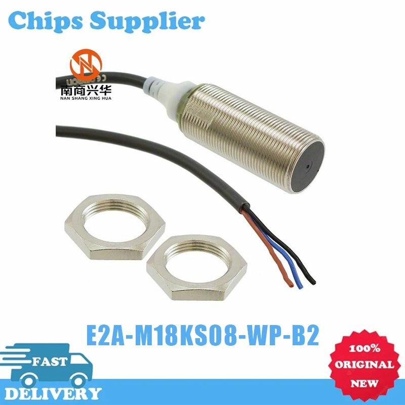 Новый оригинал Датчик приближения Omron E2A-M18KS08-WP-B2