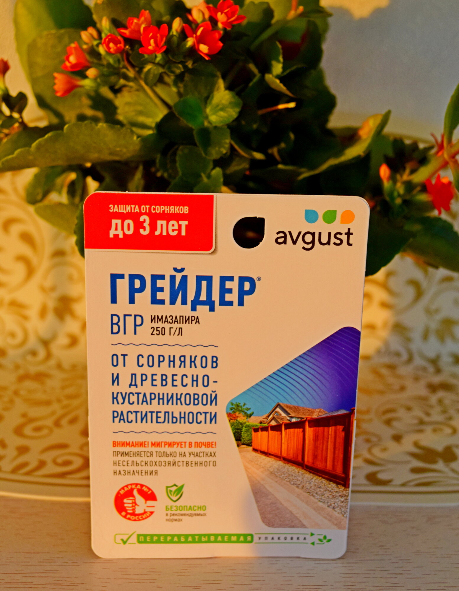 "Грейдер" 10 мл, Высокоэффективное средство от сорняков и кустарников длительного действия. AVGUST
