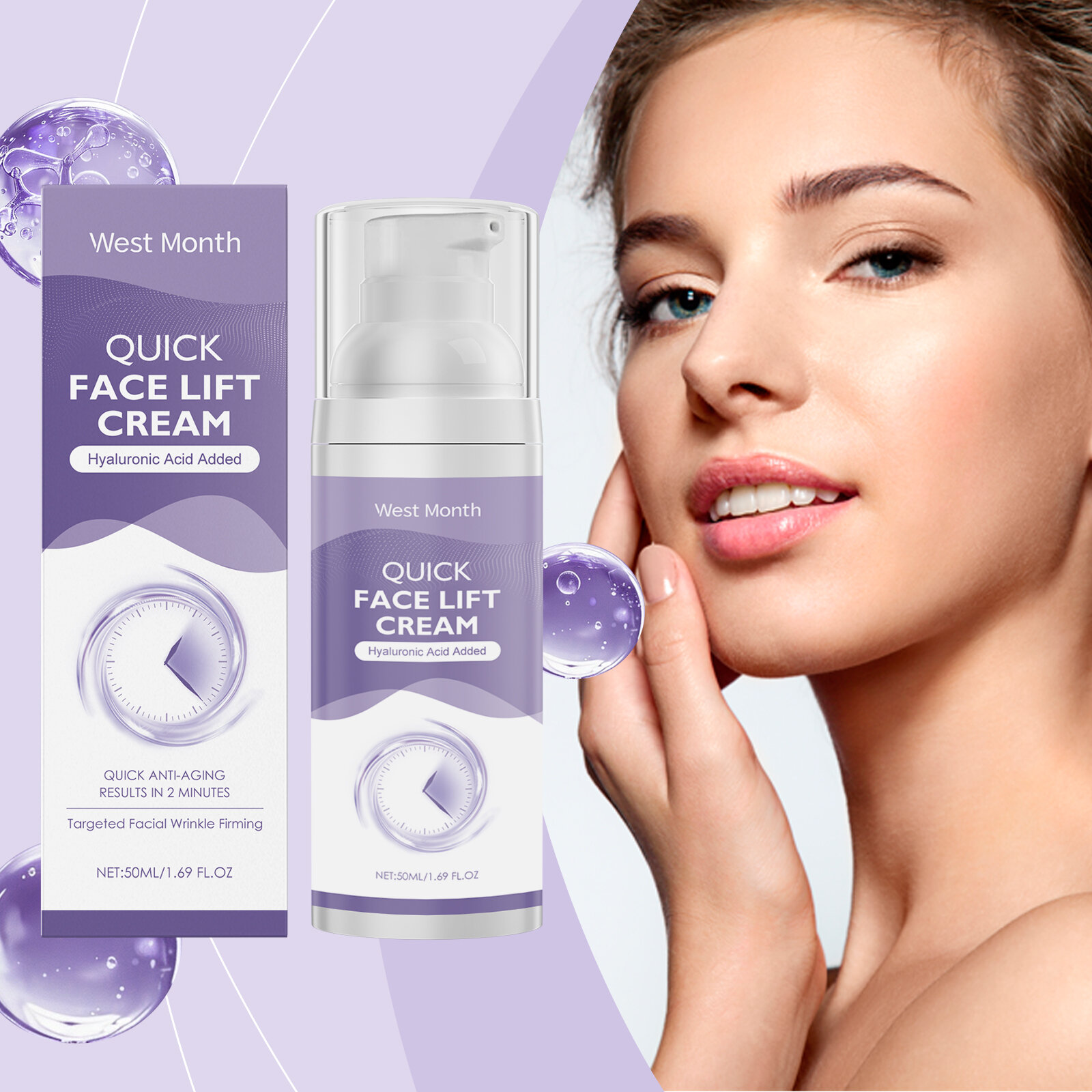 Увлажняющий крем с гиалуроновой кислотой для увлажнения кожи лица увлажняющий мазок массажный крем для ухода за кожей