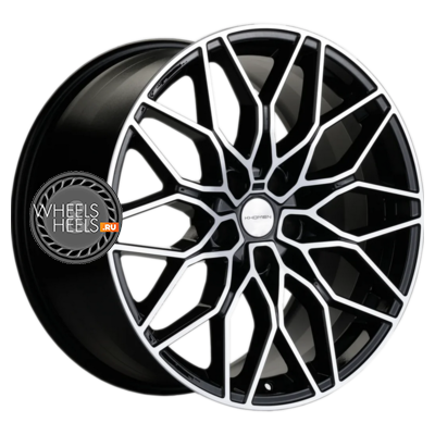 Khomen Wheels KHW1902 (BMW Rear) 19x9.5 5x112 et40 dia66.6 Black-FP