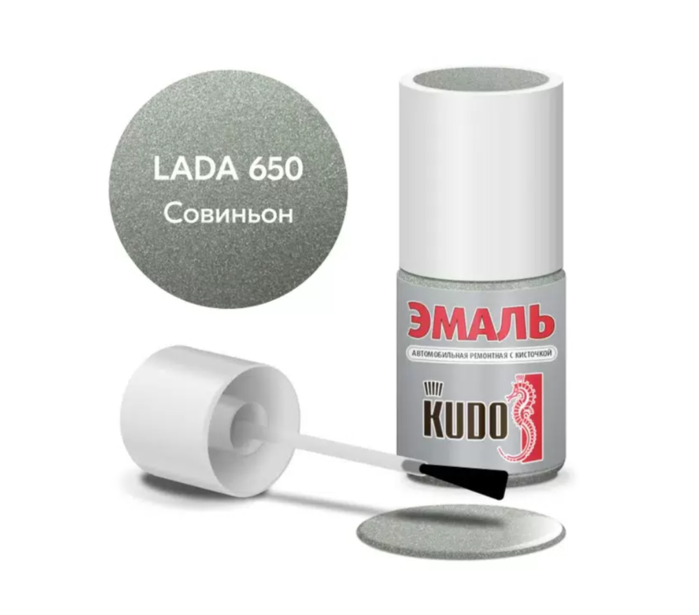 KUDO Ku-70650 Автоэмаль ремонтная с кисточкой "650 - Совиньон" 15мл