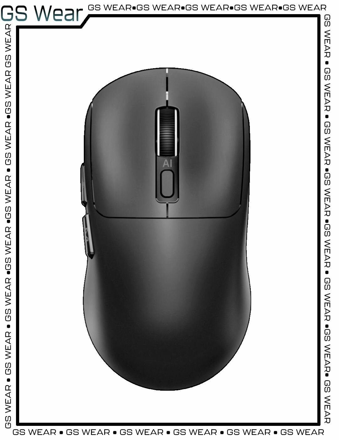 Беспроводная мышь для Apple GS Wear AS-2 черный Радиоканал