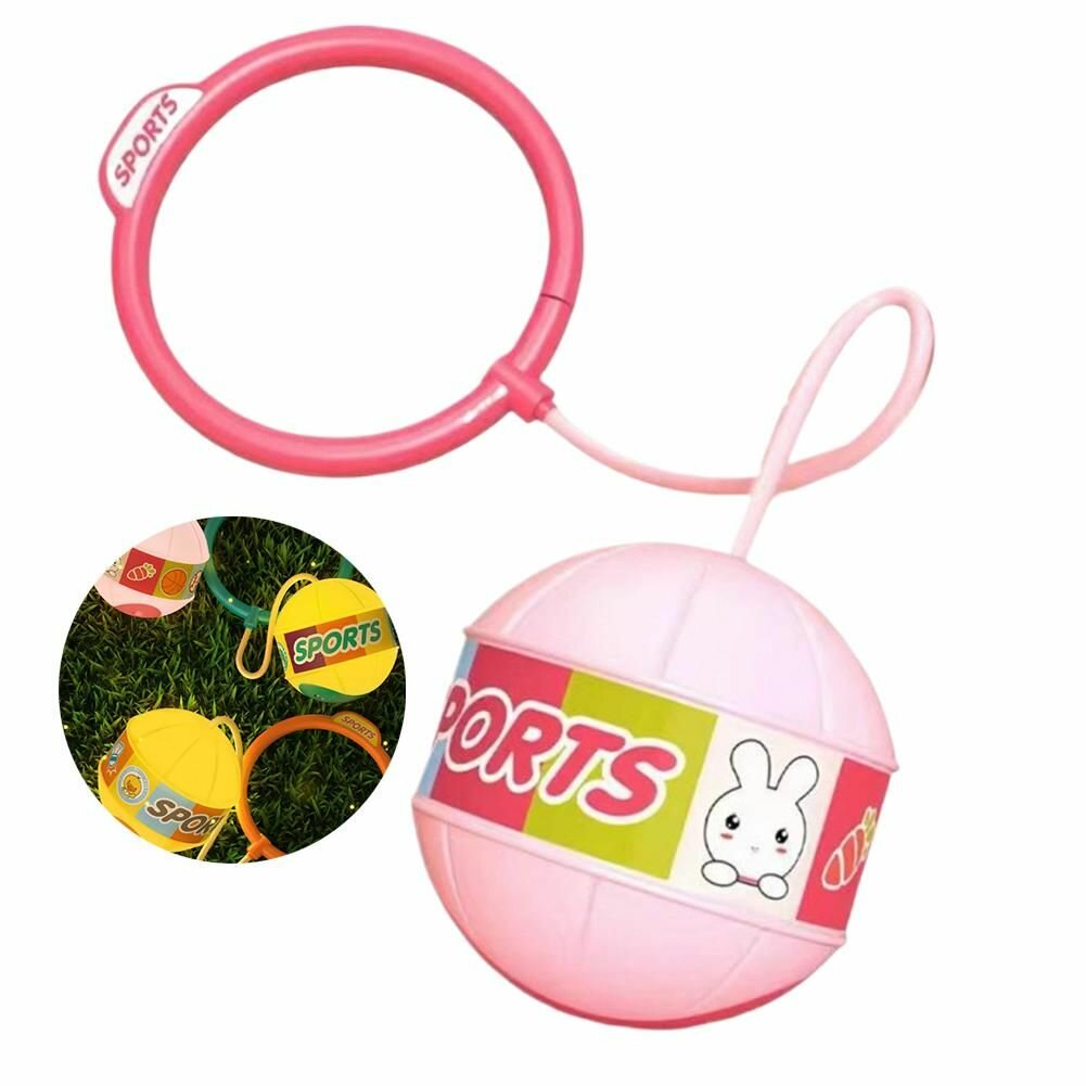 Змейка нейроскакалка детская, Скакалка с эластичным светящимся мячом