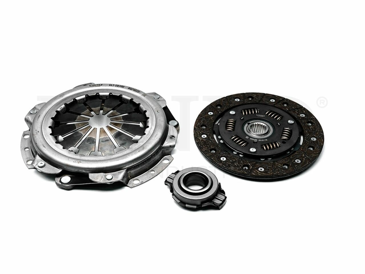 Комплект сцепления с подшипником, для Шевроле Ланос (T100) 05-, Дэу (KLAT) 97-, Заз Chance 09-, Chevrolet Lanos Daewoo ZAZ 09-, артикул CLT-20100 производителя UNIO