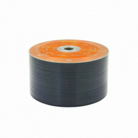 Диски DVD+R (плюс) MIREX, 4,7 Гб, 16x, Bulk (термоусадка без шпиля), комплект 50 шт, UL130013A1T
