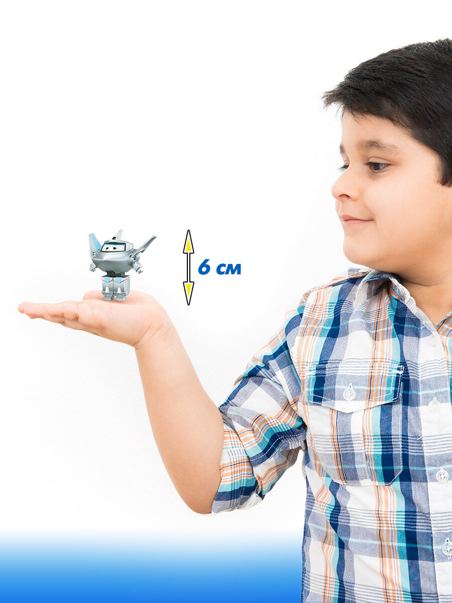 Super Wings Робот трансформер Супер Крылья мини Тревер, EU780032