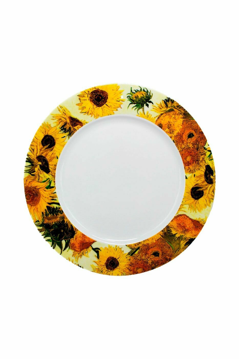 Тарелка десертная "Cairo" 19 см, декор "Подсолнухи"