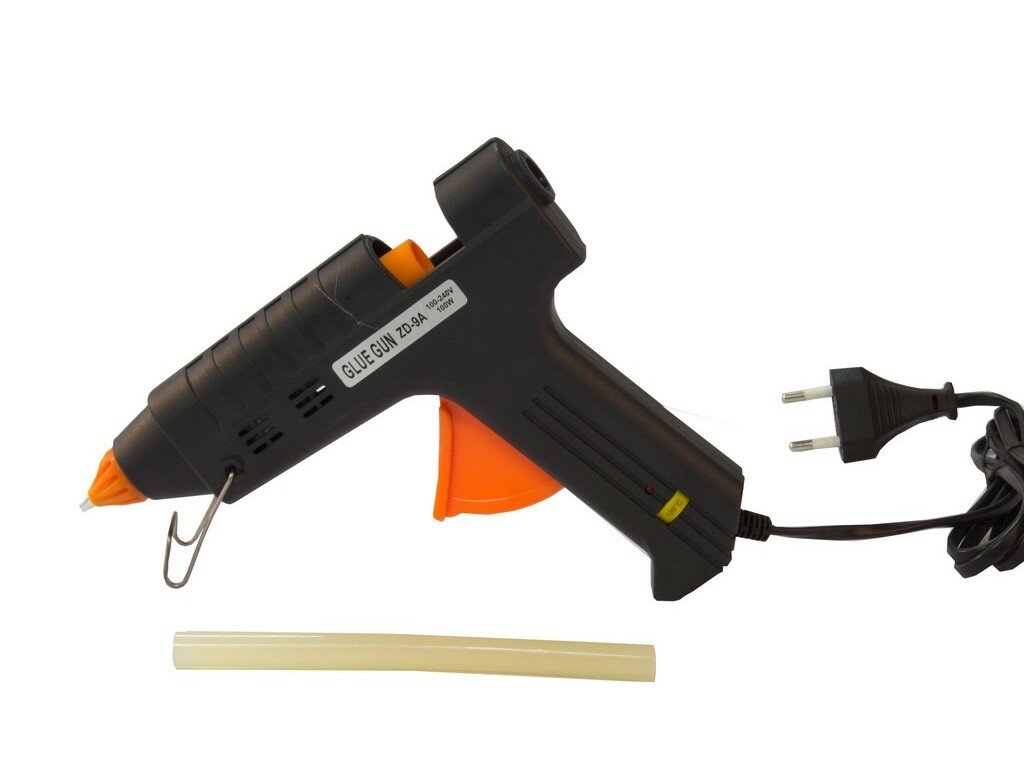 Клеевой пистолет ZD-9A; Мощность 150 Вт, диаметр стержня 11 мм