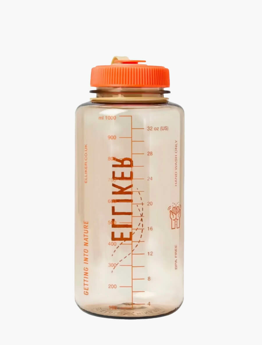 Спортивная бутылка для воды Elliker Foss Bottle 1L Sand (Оранжевая)