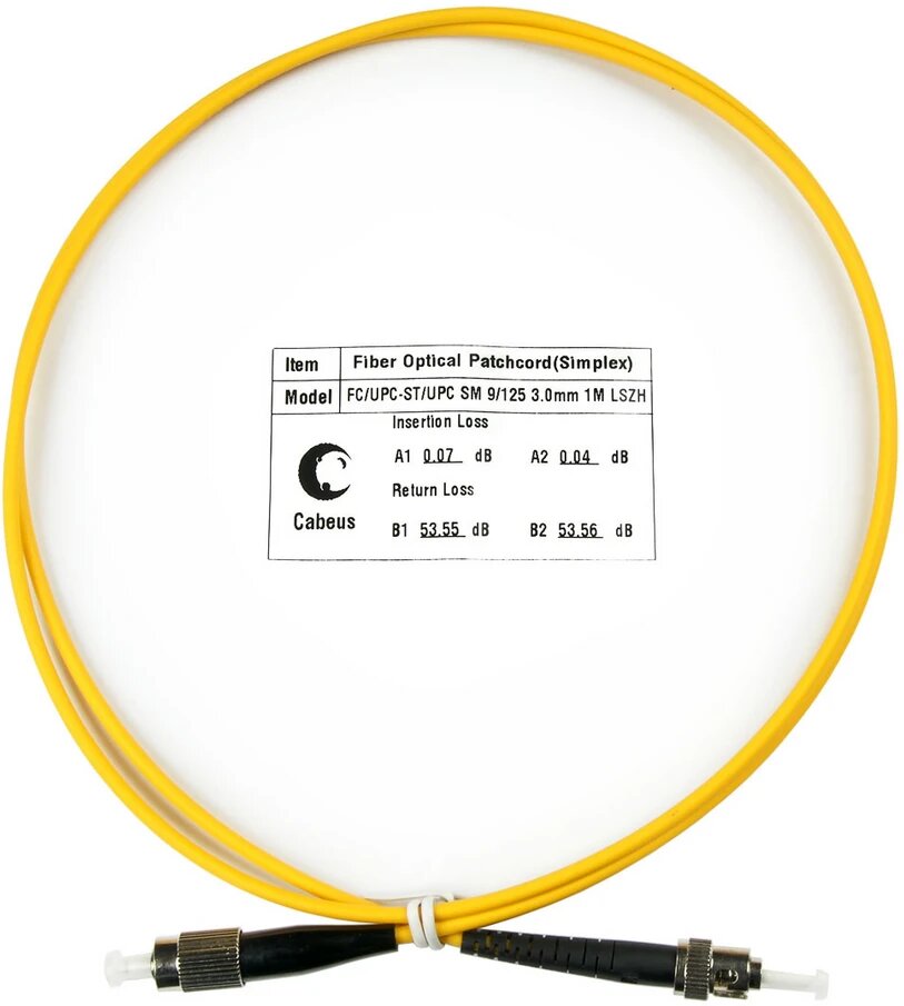 Патч-корд Cabeus 1м (FOP(s)-9-FC-ST-1m)