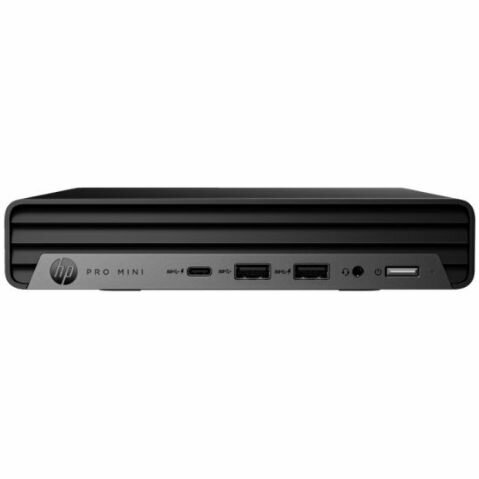 Мини-ПК HP ProDesk 400 G9 Mini (6B1Y7EA) черный - Intel Core i7-12700T, ядра: 8 x 1,4 ГГц, 8 ГБ, Intel UHD Graphics 770, SSD 256 ГБ, Windows 11 Pro