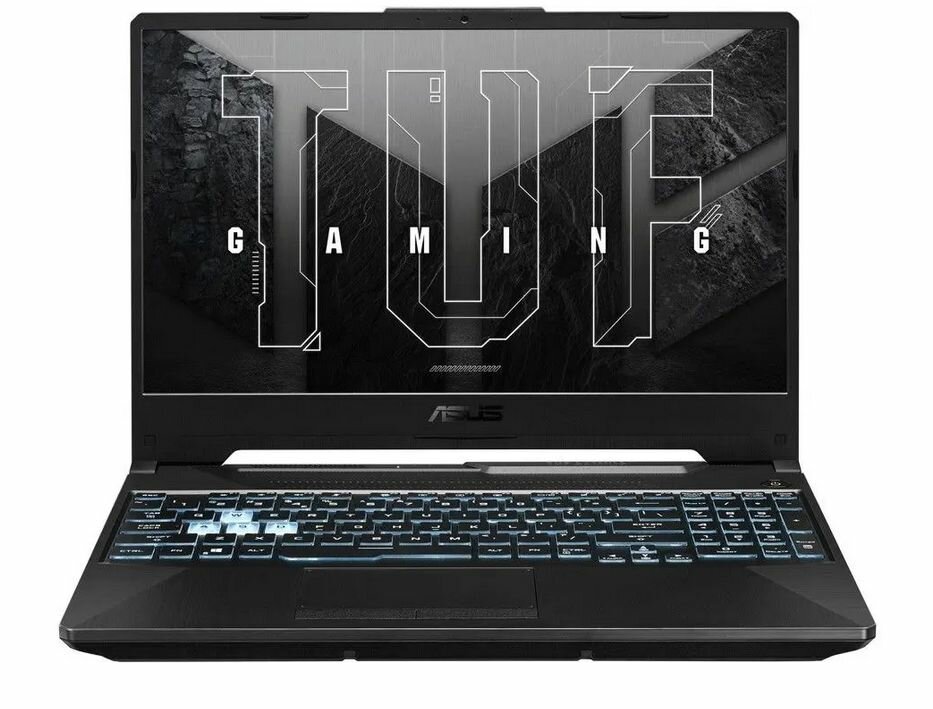 15,6" Ноутбук Asus TUF Gaming A15 FA506IHR-HN047 (90NR07G7-M000V0) черный - 1920x1080, IPS, AMD Ryzen 5 4600H, ядра: 6 x 3 ГГц, 8 ГБ, SSD 512 ГБ, NVIDIA GeForce GTX 1650 (4 ГБ), W10Pro