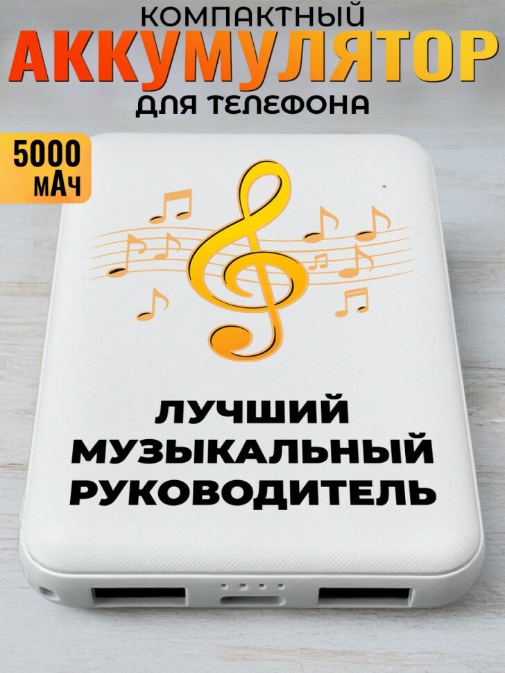 Повербанк "Лучший музыкальный руководитель" (5000 мАч)