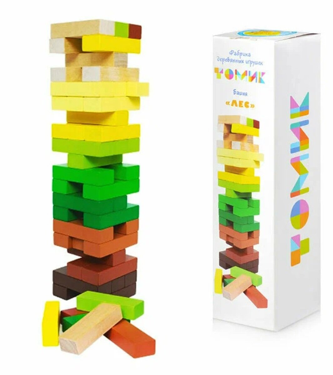 Логический игровой набор Томик Башня. Лес, 54 дет. 1-96